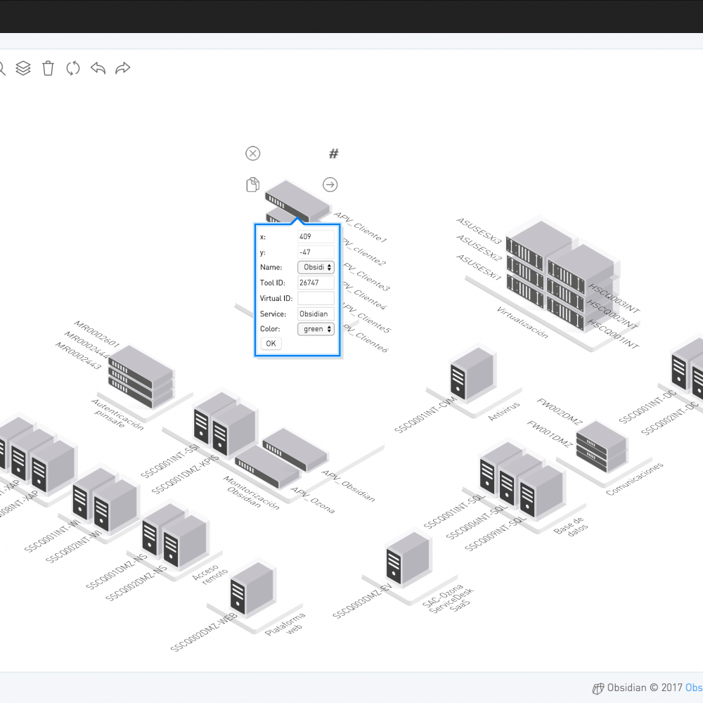 Obsidian Map Editor · Mapas isométricos · Obsidian